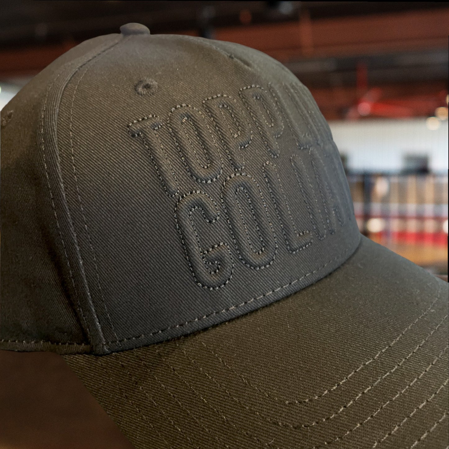 Black Embossed Hat – Toppling Goliath Merch Store